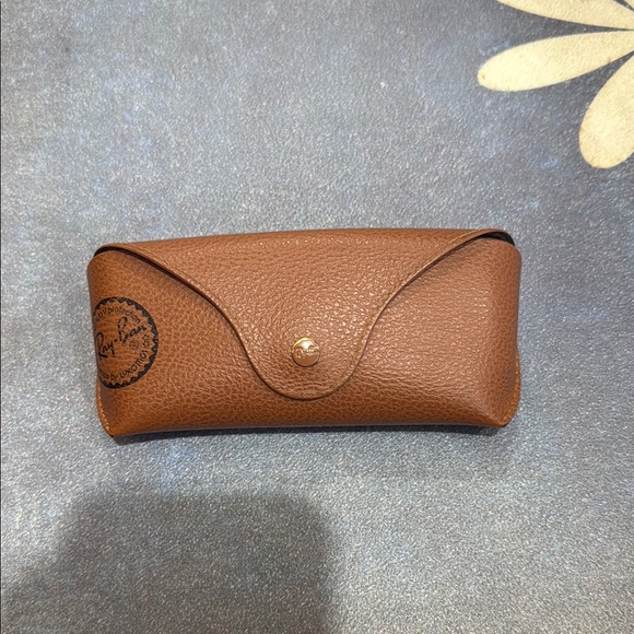 Ray-Ban | Accessories | Rayban Tan Leather Eyewear Case | Poshmark